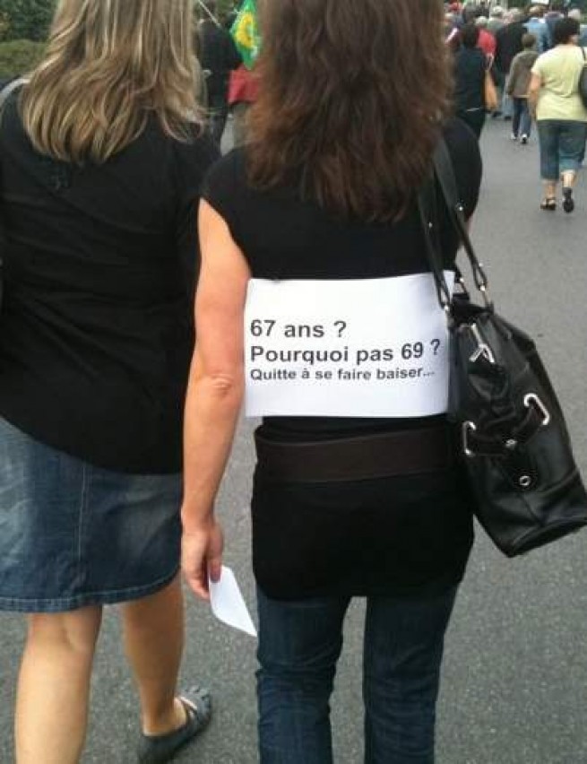 HUMOUR-MANIF : Si c'est elles qui le disent